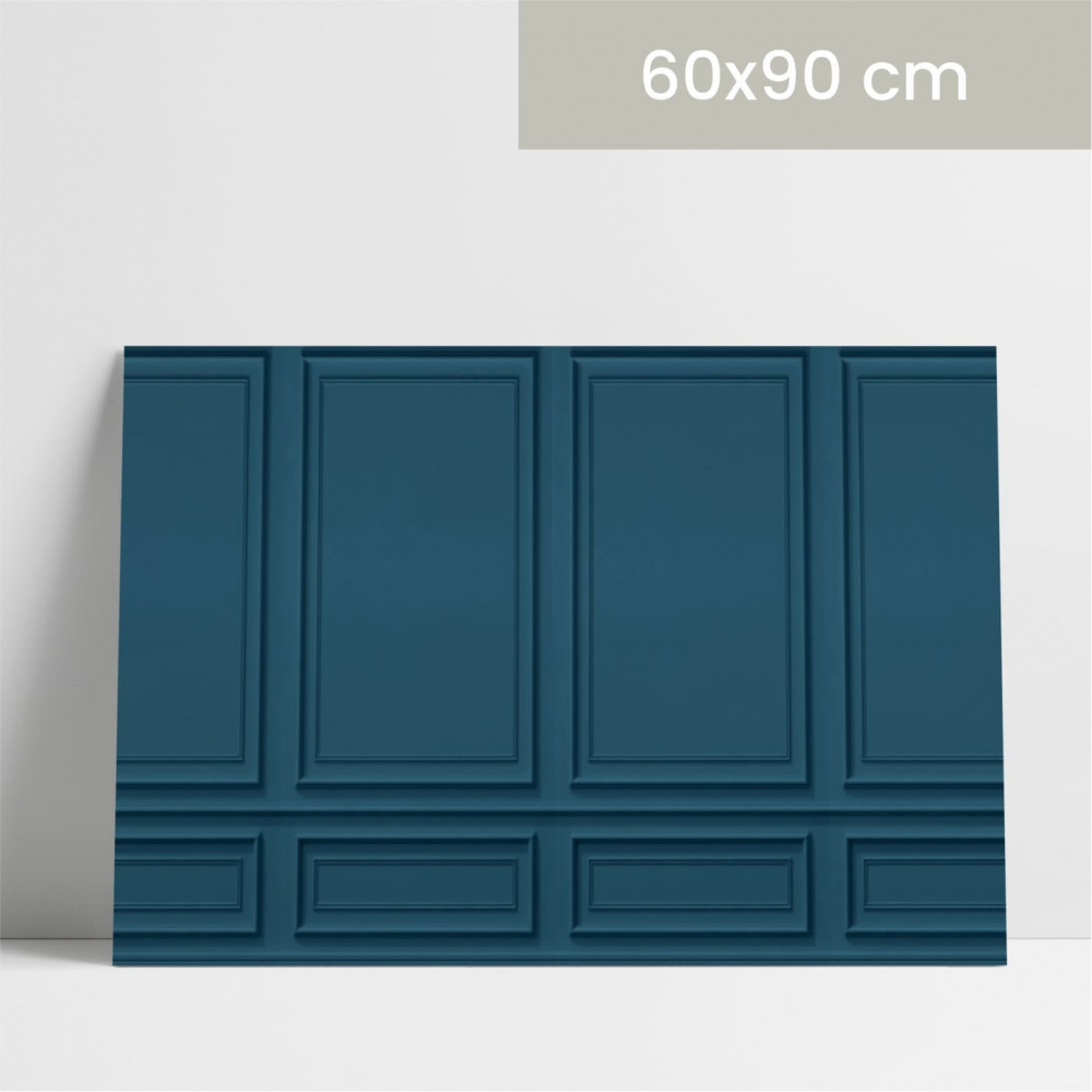 Painel Individual Parede Clássica Azul Escuro 60x90cm - Amora festa em ...