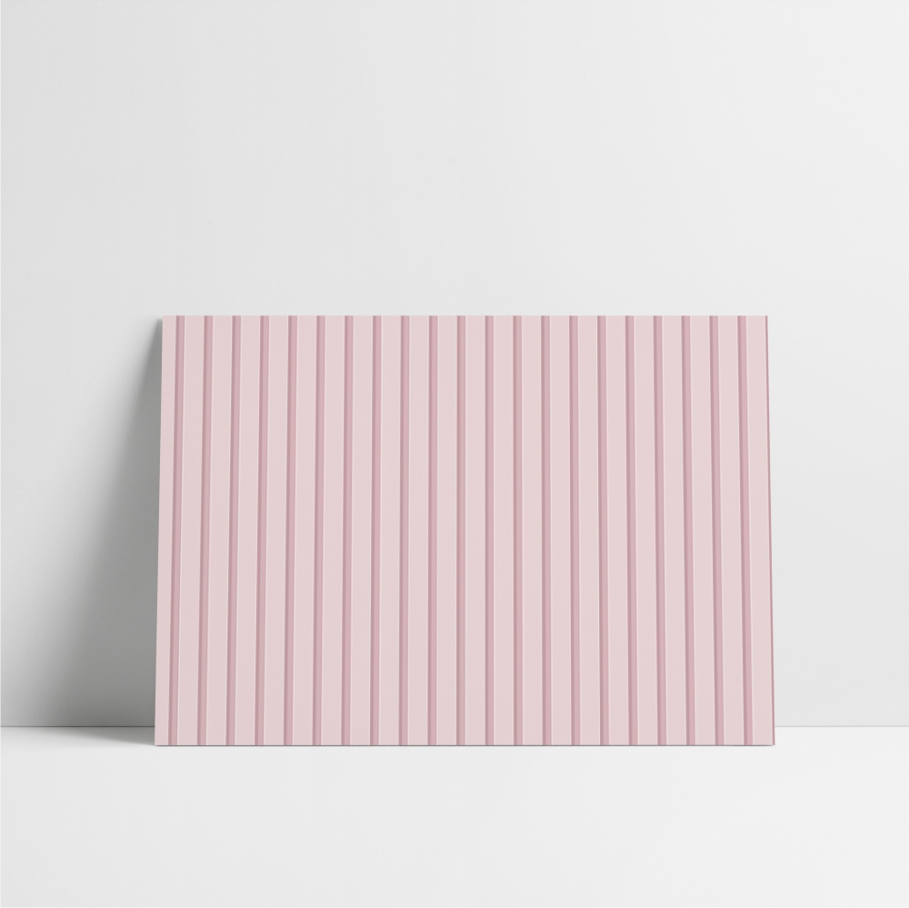 Painel Individual Ripado Rosa 40x60cm - Amora festa em Papel