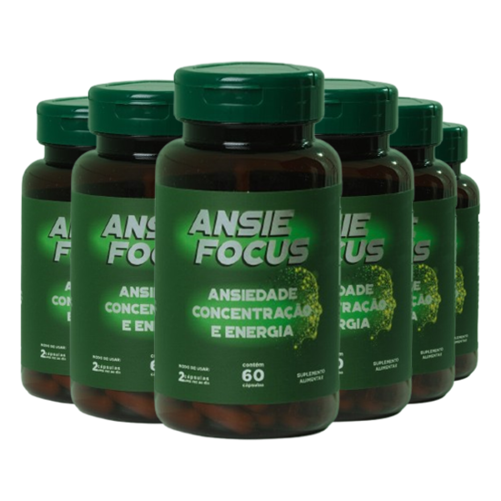 Ansie Focus - 60 Cápsulas - 6 Unidades - Ansie Focus
