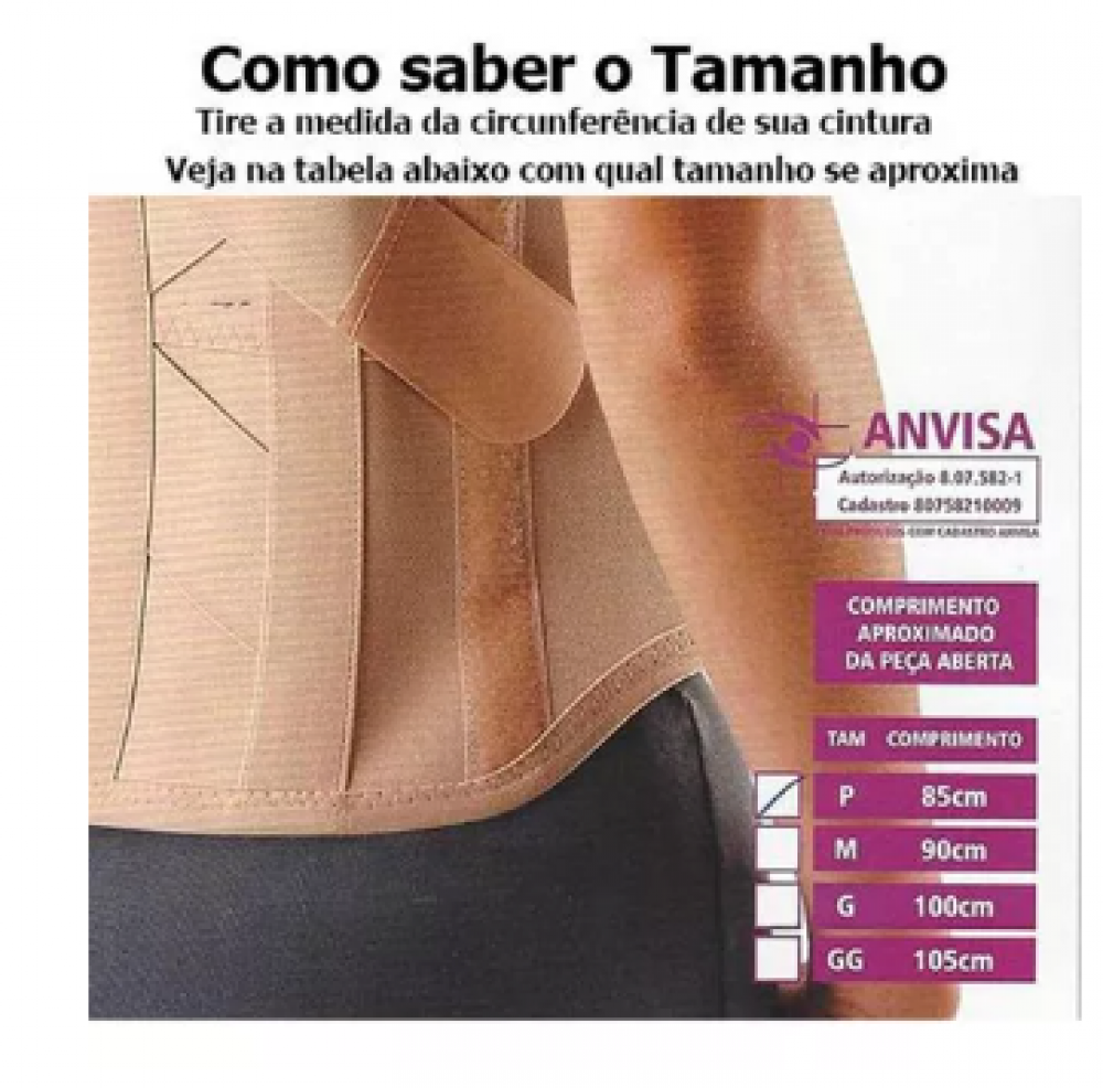 Colete putti alto unissex GG - Apoio Produtos Médicos