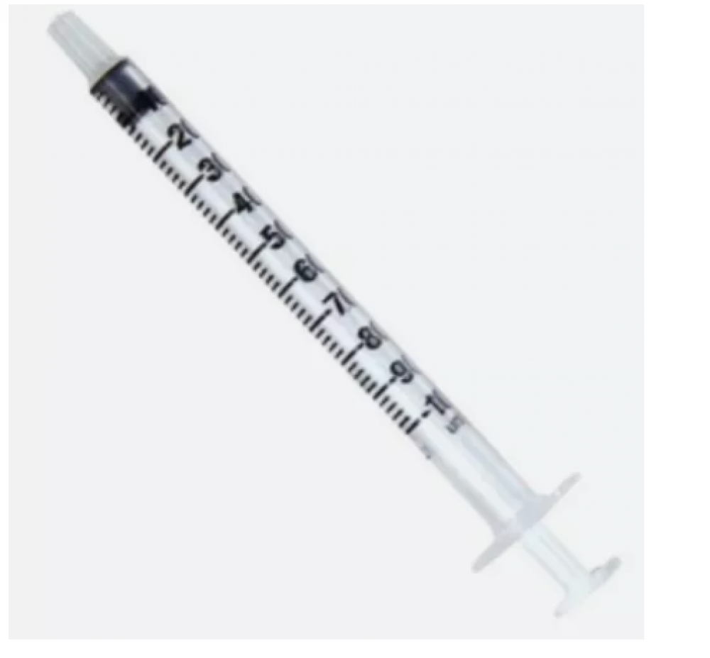 Seringa 1 ML sem agulha estéril, atóxica - Unidade - Apoio Produtos Médicos