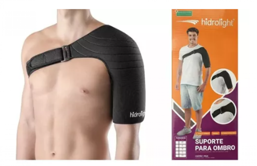 Suporte para ombro unissex bilateral - Hidrolight - Apoio Produtos Médicos