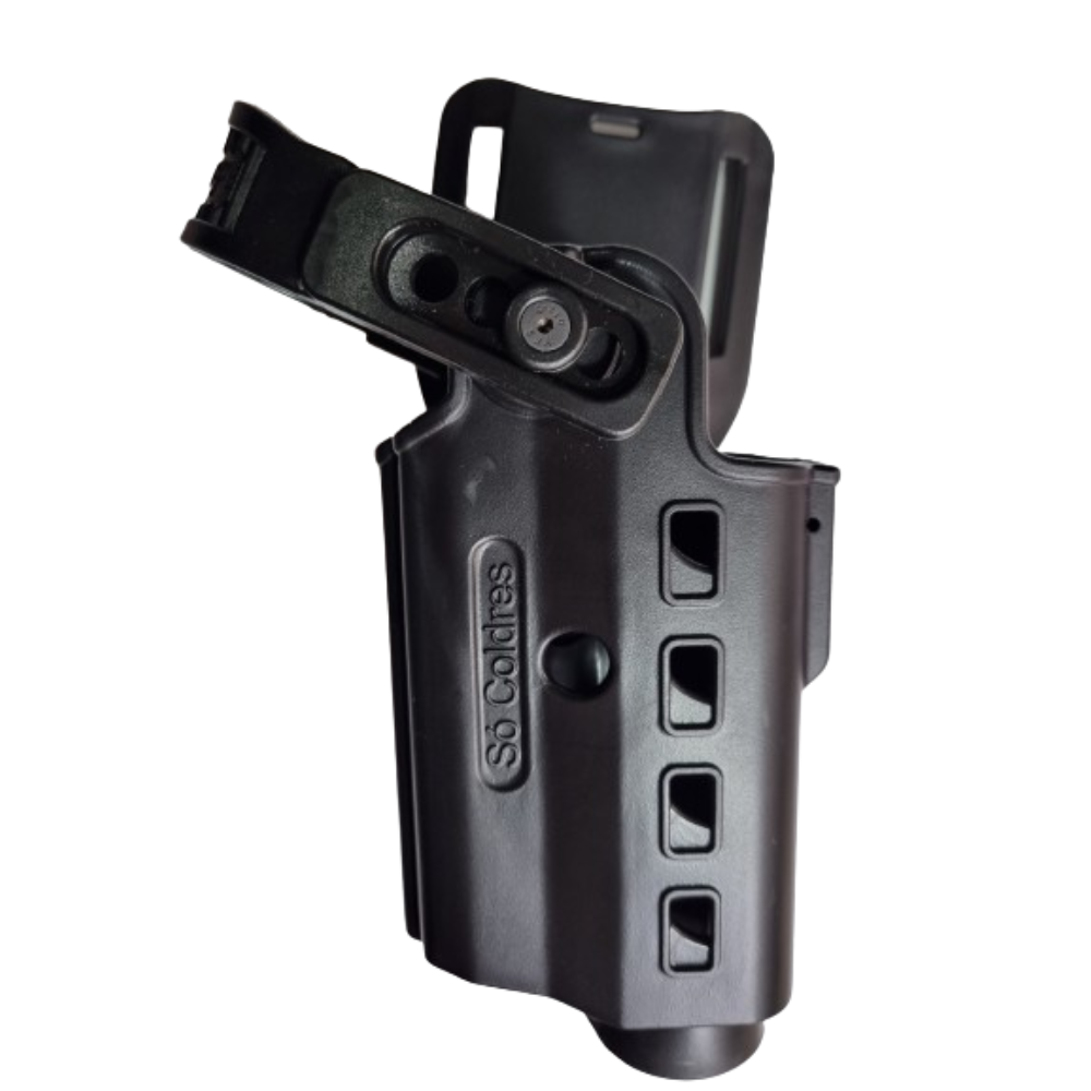 Coldre universal em polímero para pistolas com lanterna - Ares tactical ...