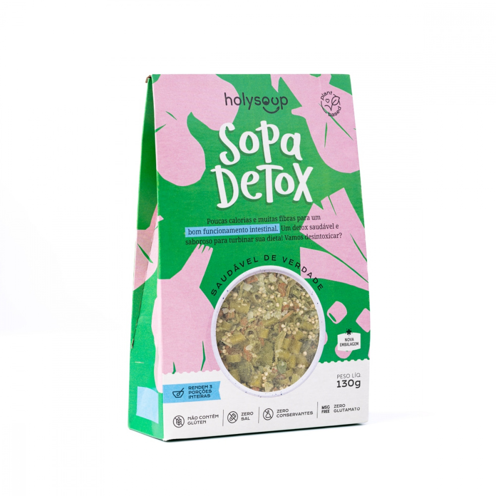 SOPA DETOX HOLY SOUP 130G - Armazém Sem