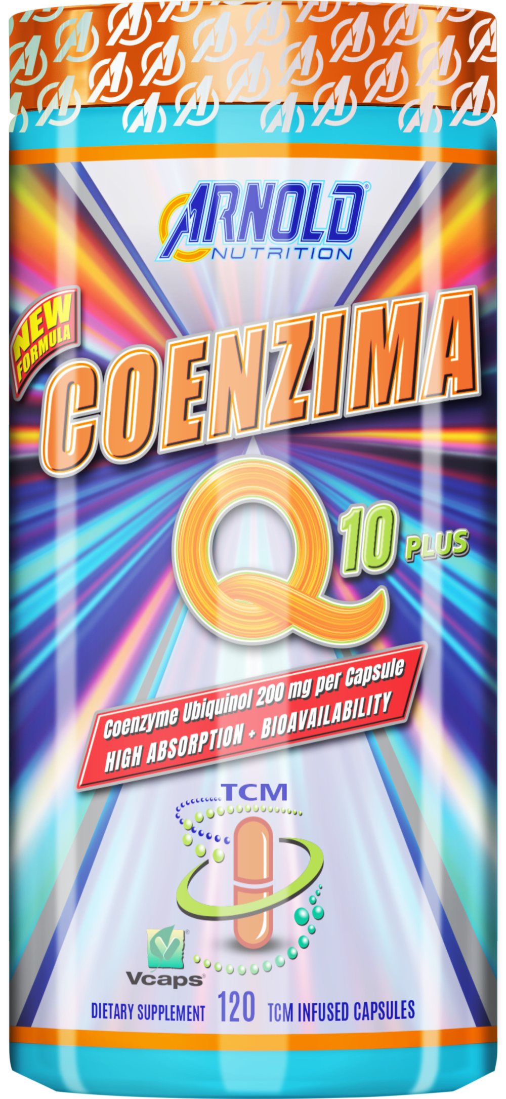 Coenzima Q10 Plus 200mg Arnold 120 Cáps | Energia e Saúde - Arnold ...