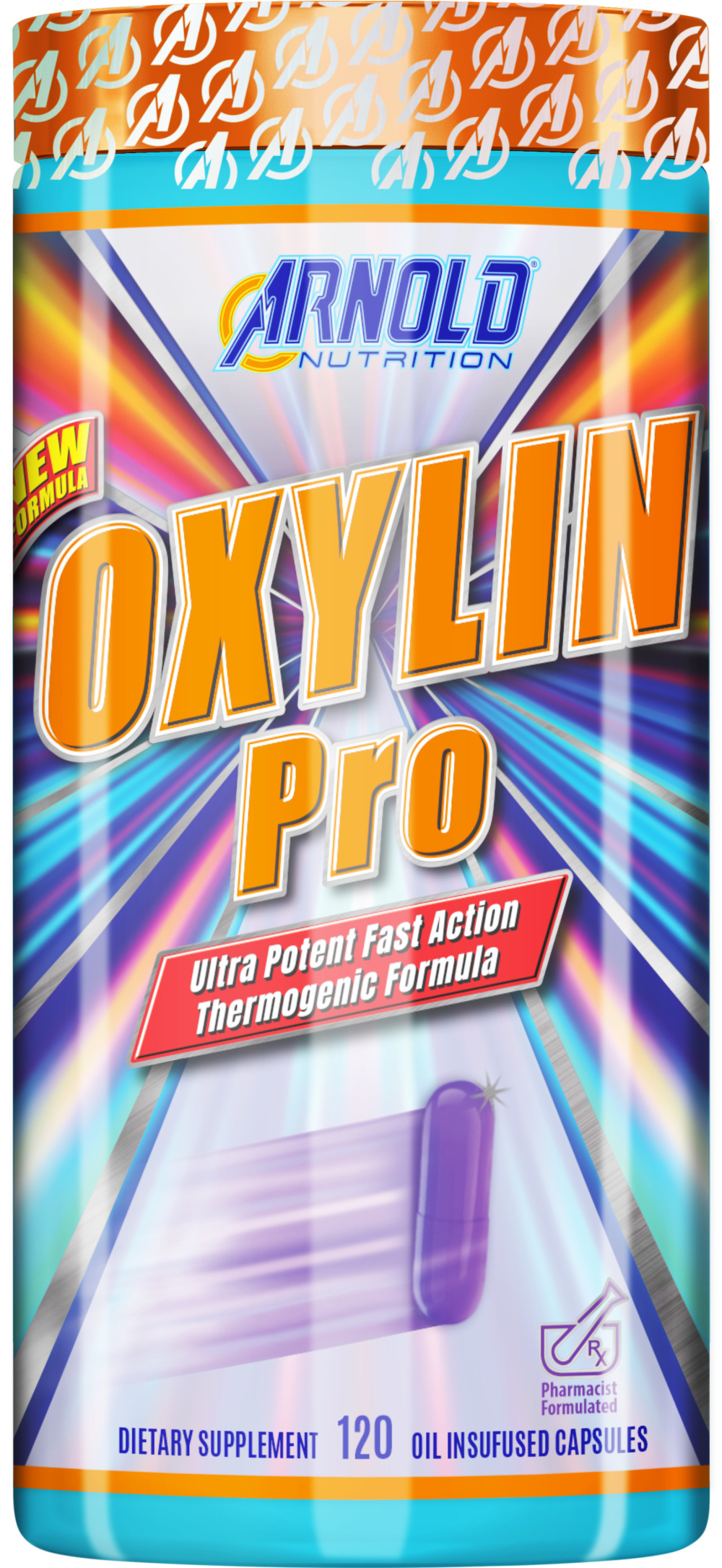 OxylinPro Arnold Nutrition 120 Cáps | Termogênico 12h - Arnold Nutrition