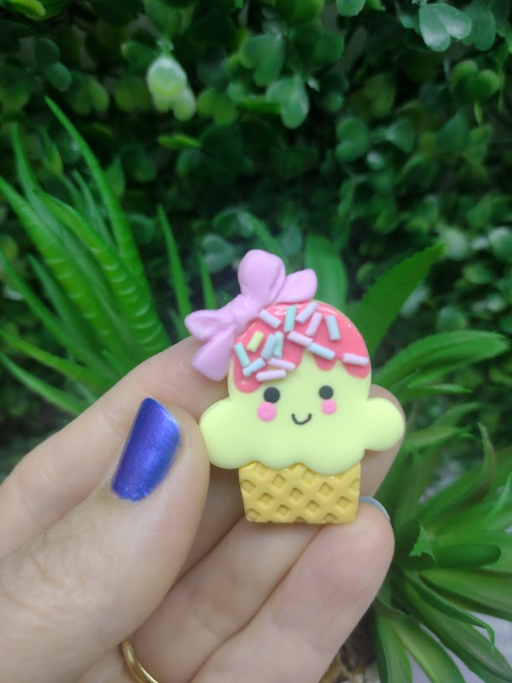 Cupcake P - Lojinha Arte em Biscuit