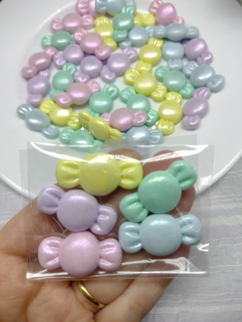 Pacote de Balinhas Candy Colors. - Lojinha Arte em Biscuit