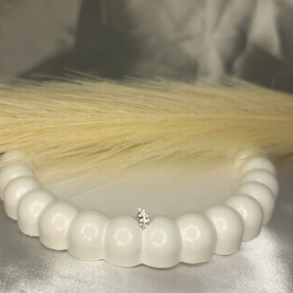 Piercing Ramo Base Reta Orelha Esquerda - ArtemPrata