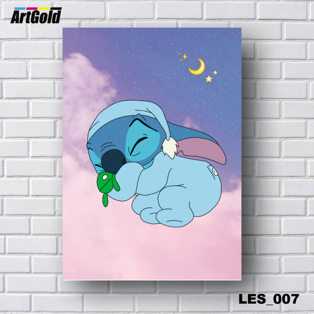 Placas Quadros Decorativos em MDF - Lilo & Stitch_007 - Gráfica ArtGold