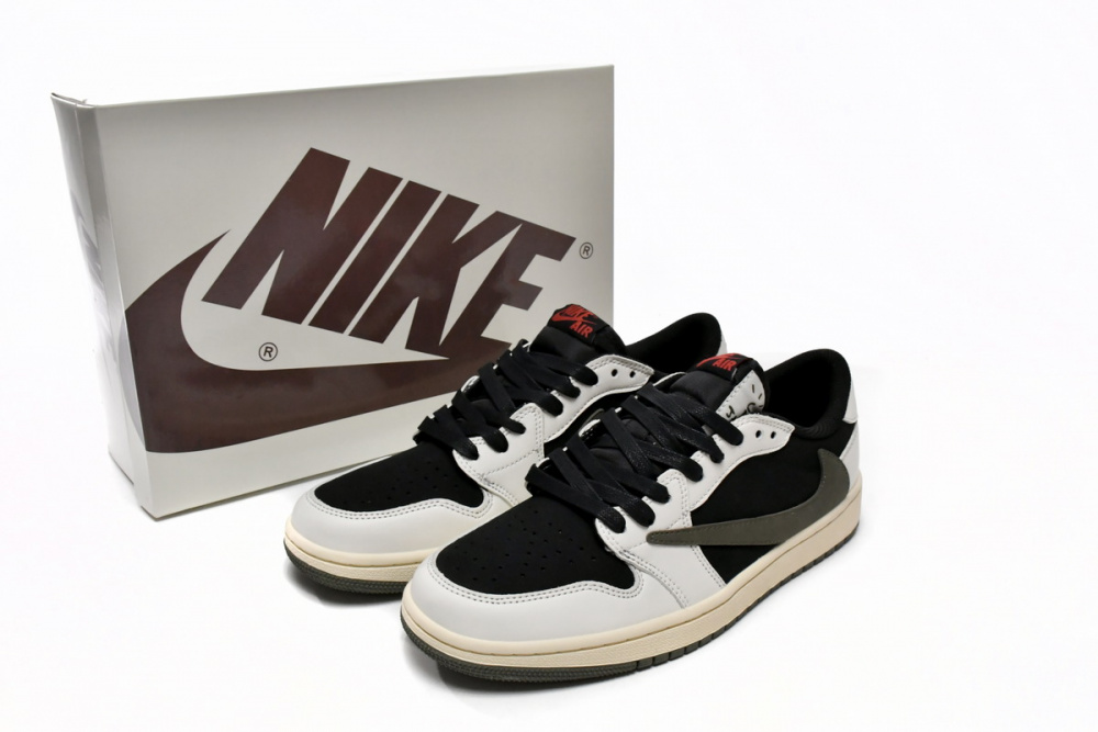 Tênis Nike Travis Scott x Air Jordan 1 Low "Olive" - Atlanta Sneakers