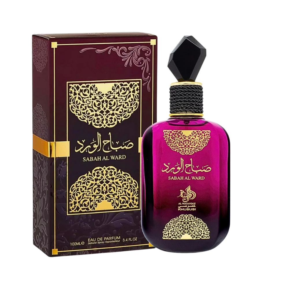 Perfume Sabah Al Ward Al Wataniah 100ml Feminino Oriental - Aura Arábica