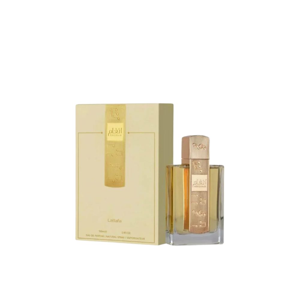 Perfume Angham Lattafa 100ml Elegância Oriental Unissex - Aura Arábica