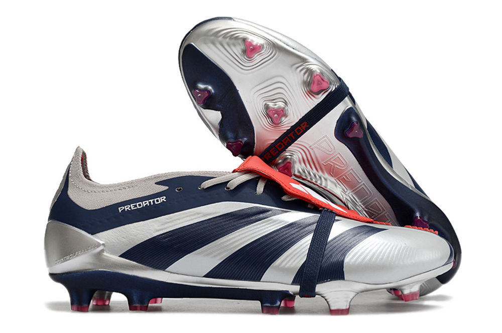 ADIDAS PREDATOR FOLDOVER TONGUE - AZUL/PRATA | ELITE CAMPO - Authentic Boot
