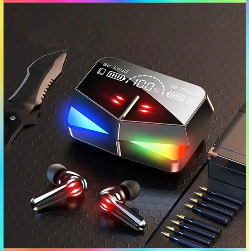 Fones TWS DIGITAL LED Bluetooth (Gamer sem fio) - Asthetic