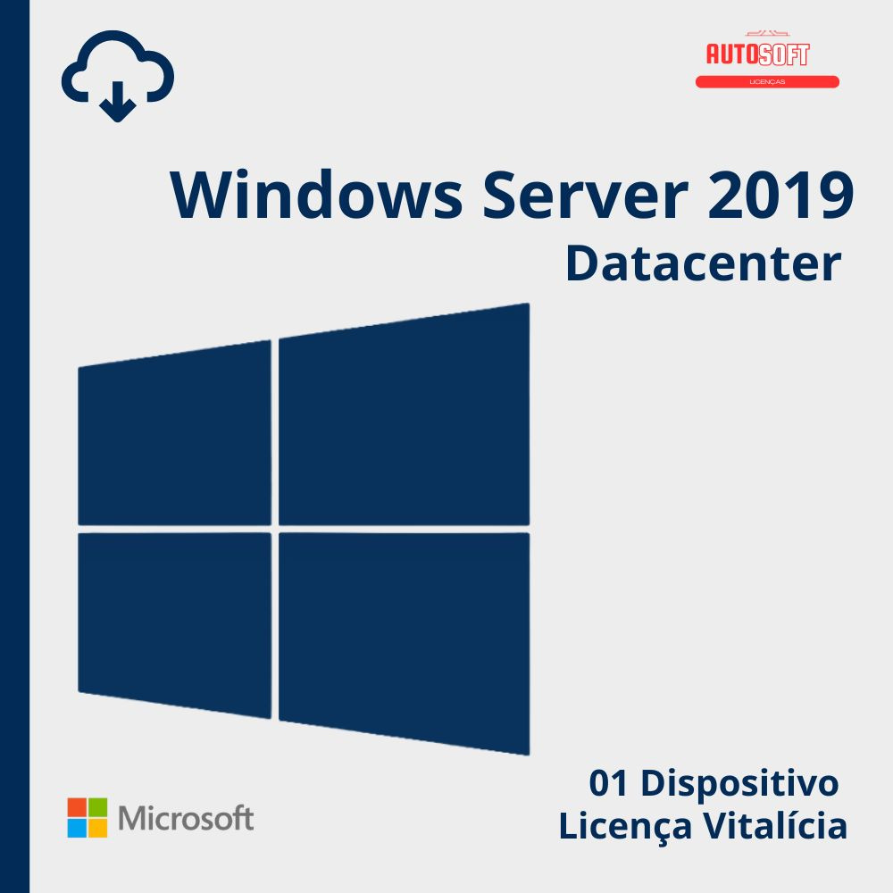 WINDOWS SERVER 2019 DATA CENTER ESD - Auto Soft Licenças