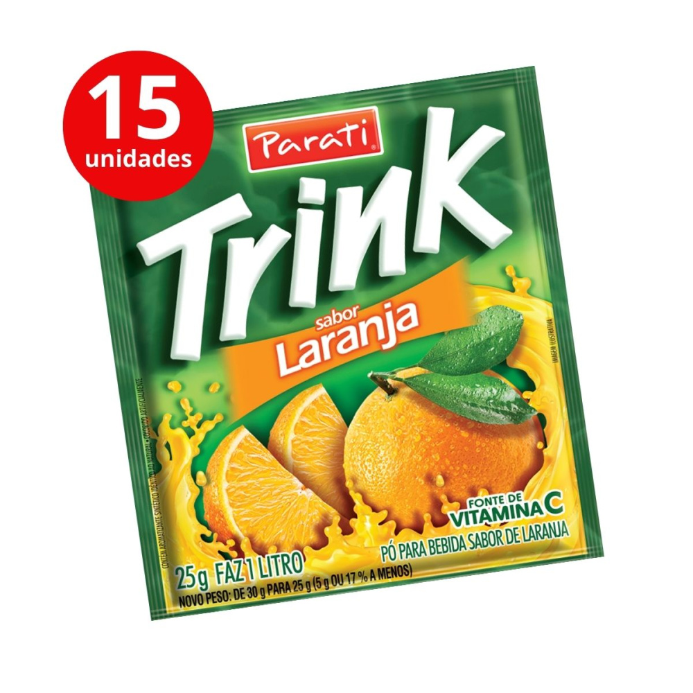 Refresco em pó Trink Sabor Suco de Laranja | B2Click - B2Click