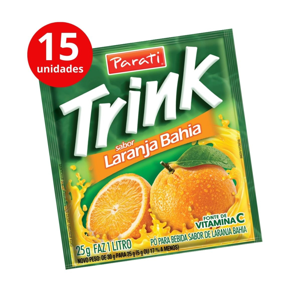 Refresco em pó Trink Sabor Suco de Laranja Bahia | B2Click - B2Click