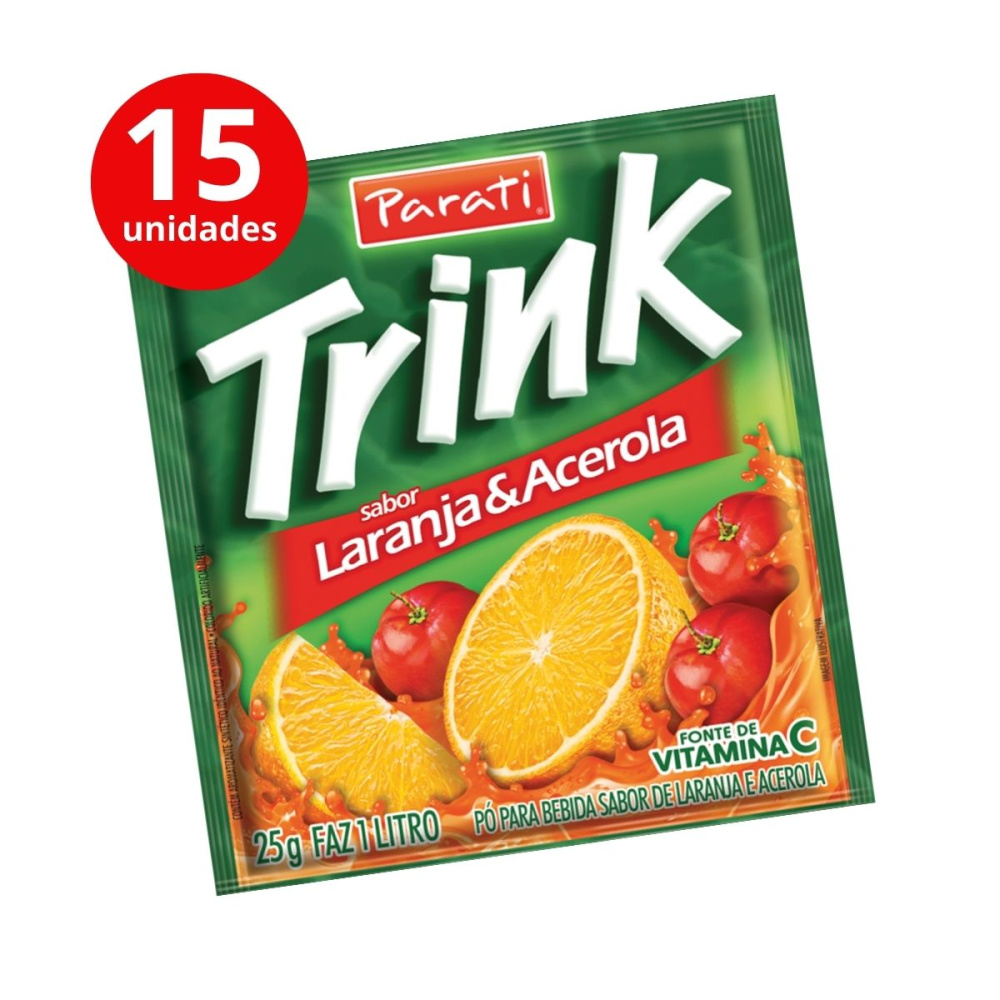 Refresco em pó Trink Sabor Suco de Laranja e Acerola | B2Click - B2Click