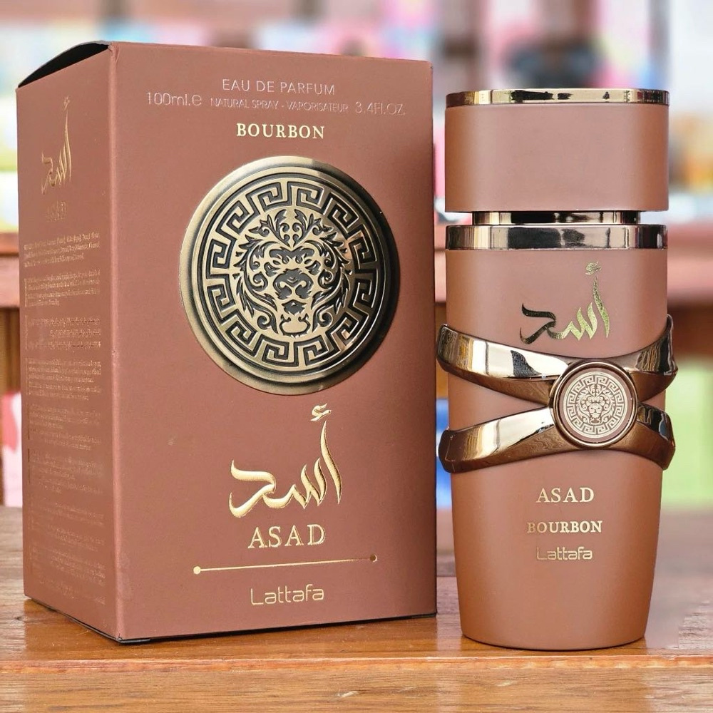 Asad Bourbon Lattafa Eau de Parfum Original 100ml - AE DISTRIBUIDORA