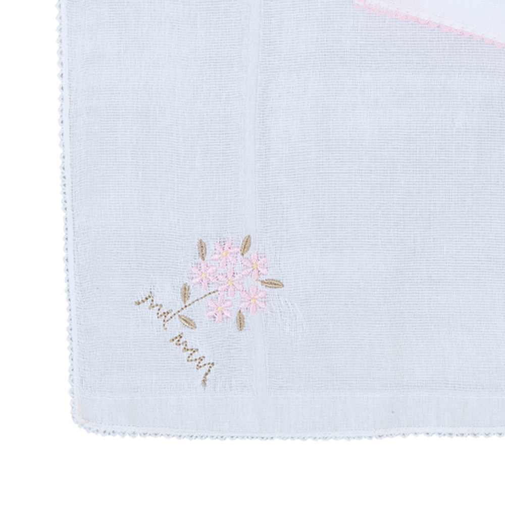 Fralda de Boca para Bebê 3 Peças 100% Algodão Amor Perfeito Rosa ...