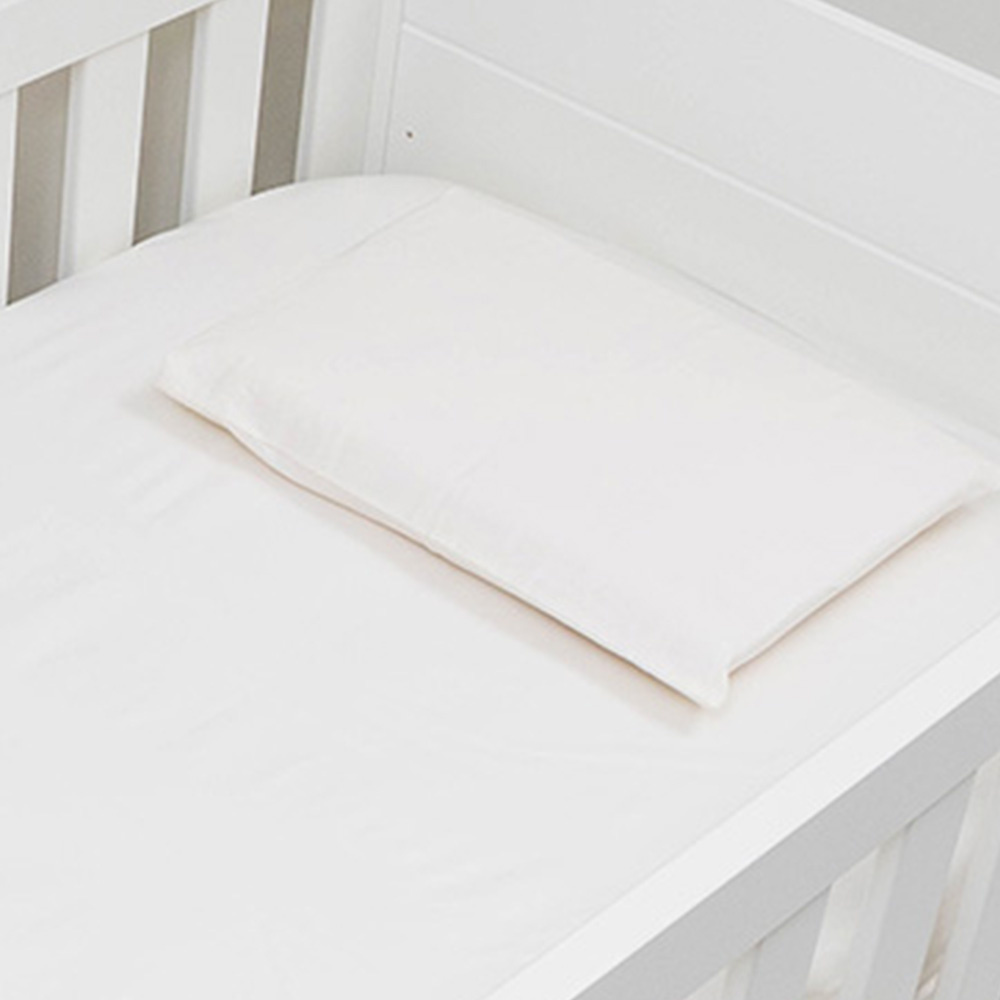 Lençol para Berço 2 Peças - Lençol c/ Elástico e Fronha - Percal Marfi ...