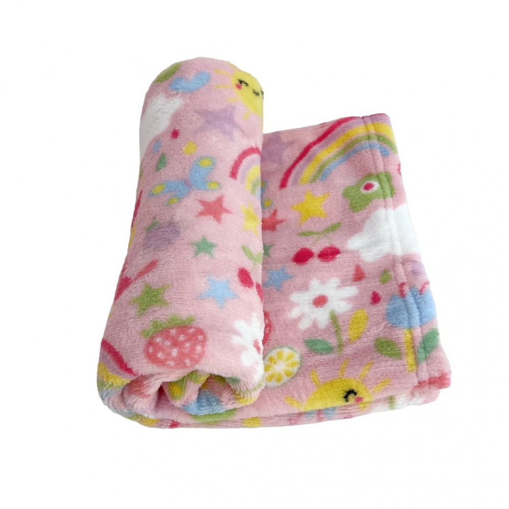 Manta Baby Love para Bebê 100% Poliéster Arco Íris - Baby Enxoval ...