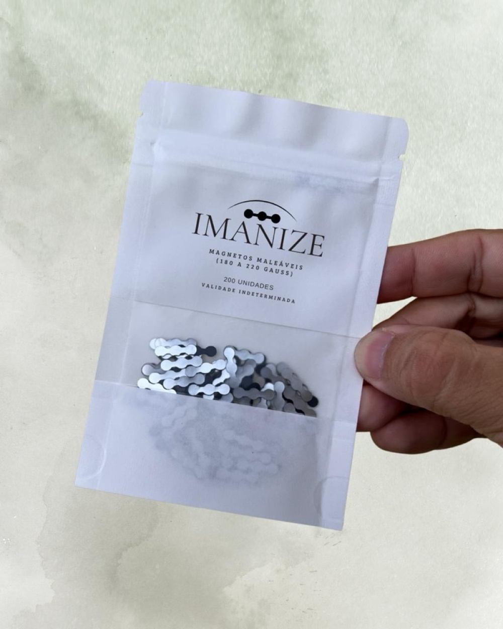 Pacote com 200 Magnetos Imanize 180 a 220 GAUSS com 2 polos na face ...