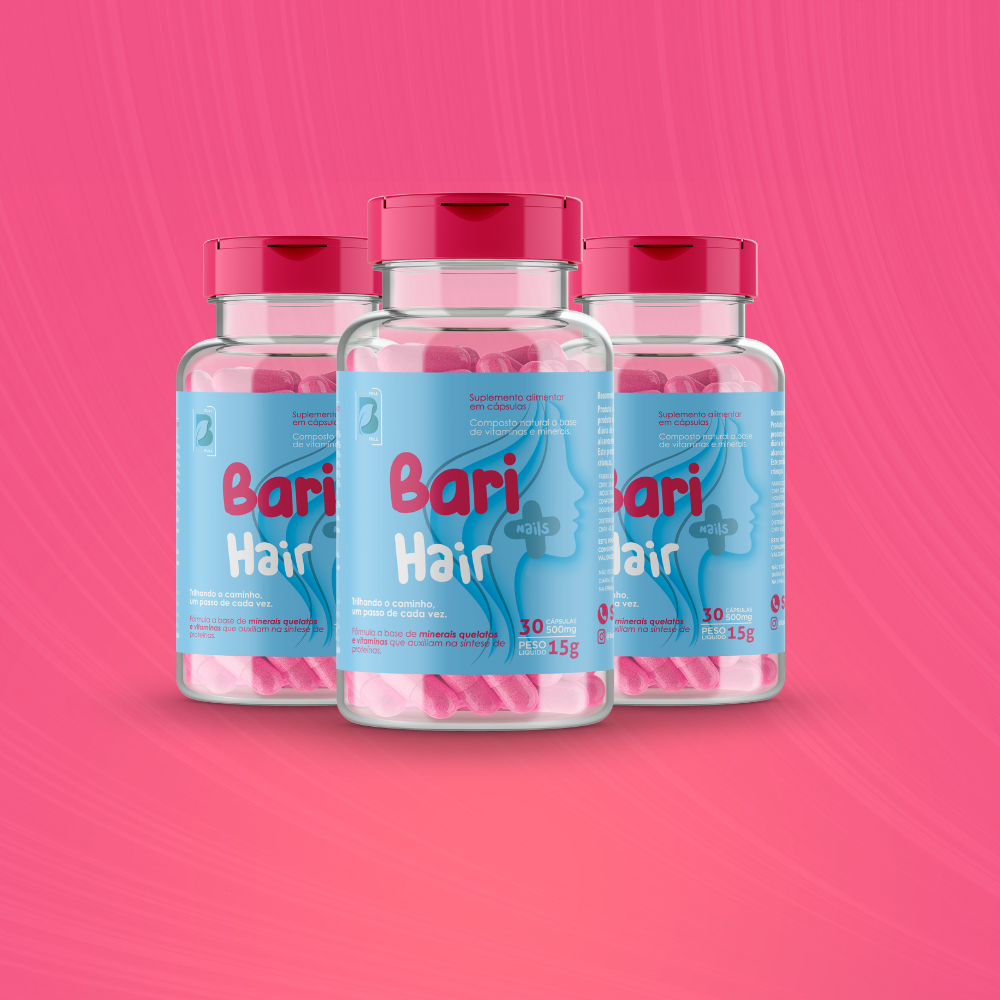 Kit 3 BariHair - Barifull Suplementos
