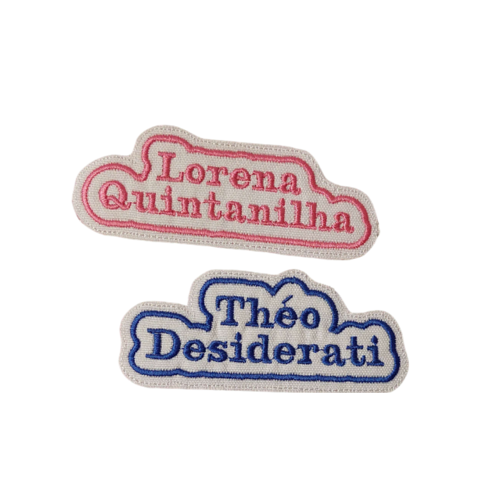 Tag Nome Personalizado Infantil - Barto Patchs