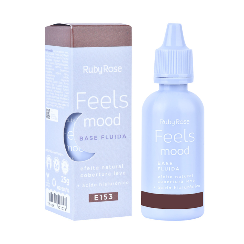 Base Fluida Ruby Rose Feels Mood - Lançamento - Bela Simi Cosméticos