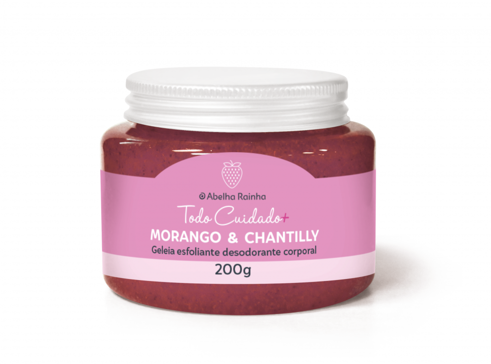 Geleia Esfoliante Corporal Morango e Chantilly 200 g - Beleza Feminina ...