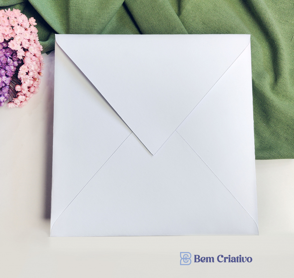 Envelopes horizontal 15x21 cm - branco 240g ou kraft 200g - Bem Criativo