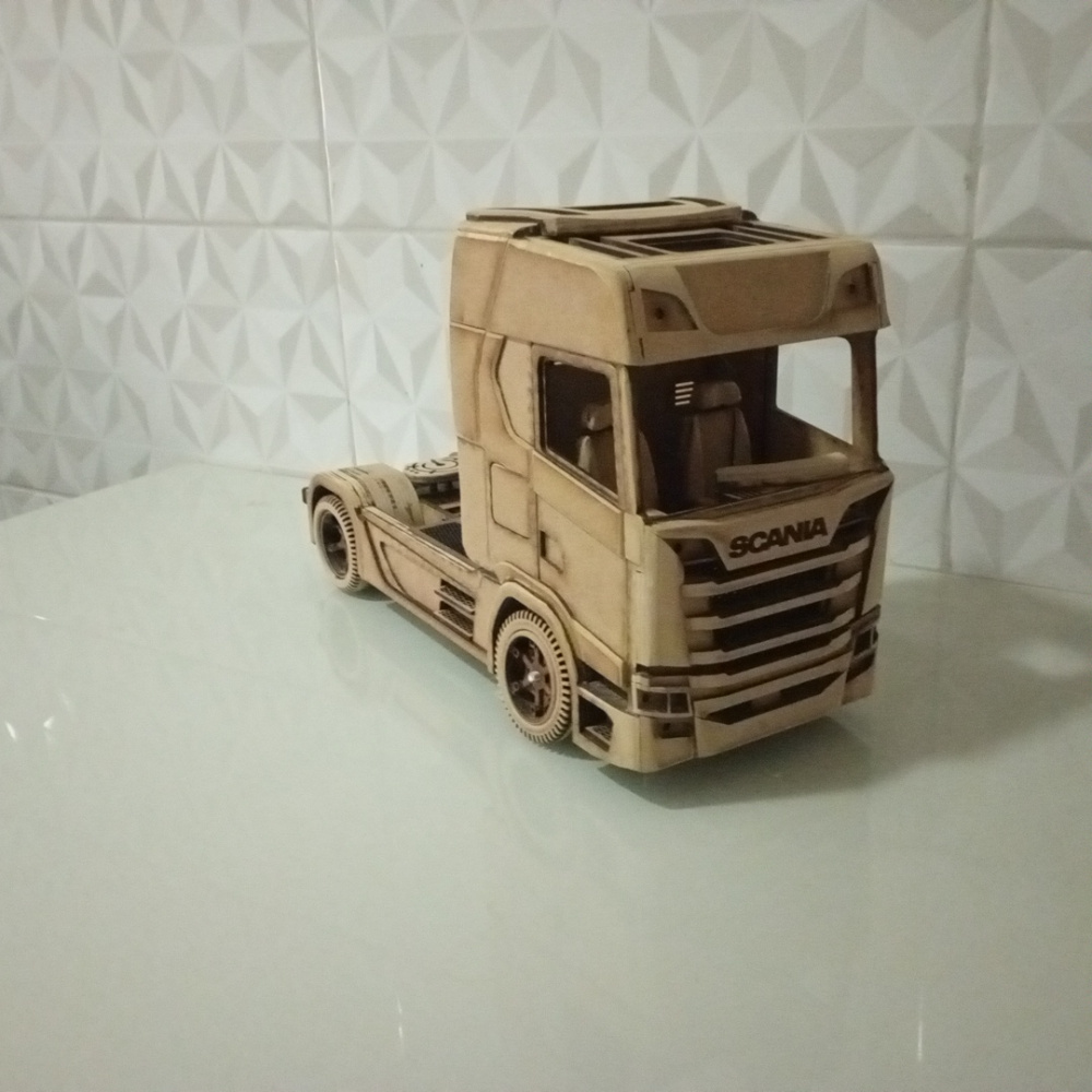 Lançamento - Scania 500 Super Sport Completa - Plano de Corte laser CDR ...