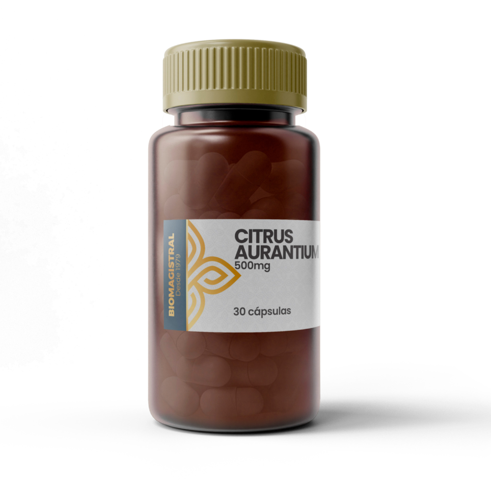 Citrus Aurantium 500mg 30 Cápsulas - Biomagistral Moema