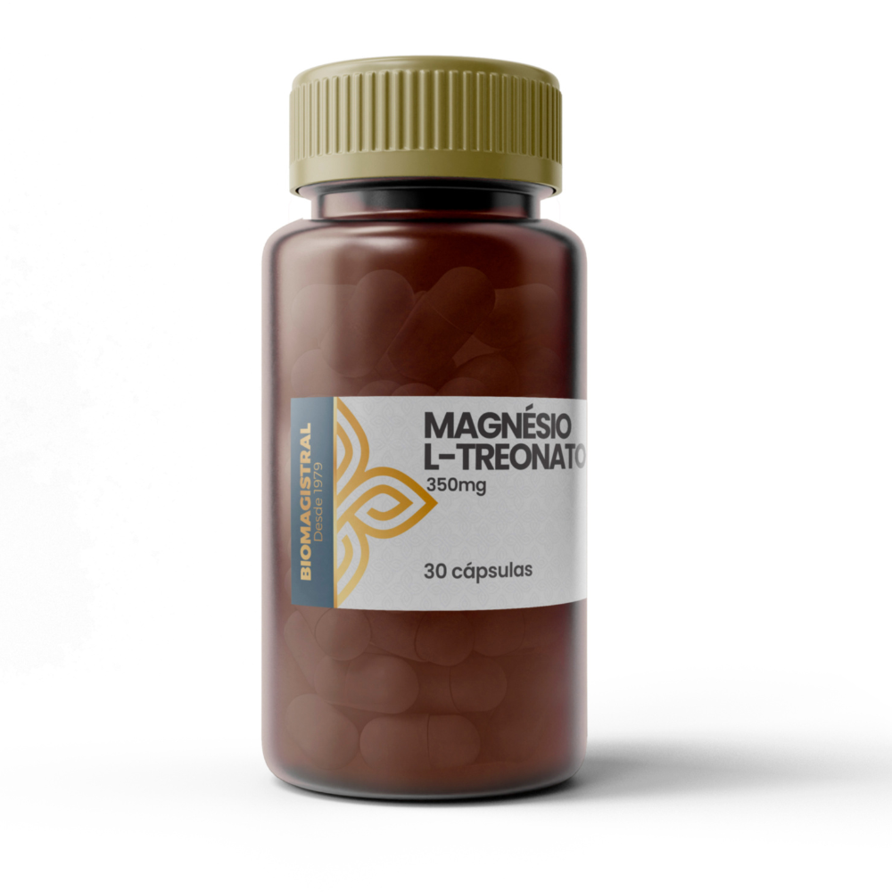 Magnésio L-Treonato 350mg 30 Cápsulas - Biomagistral