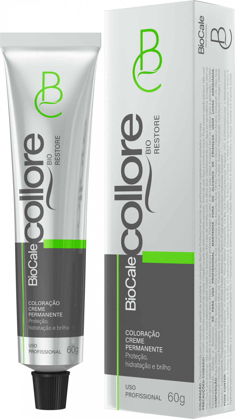Creme Coloração Permanente BioCale | Coloração - BioCale Profissional ...