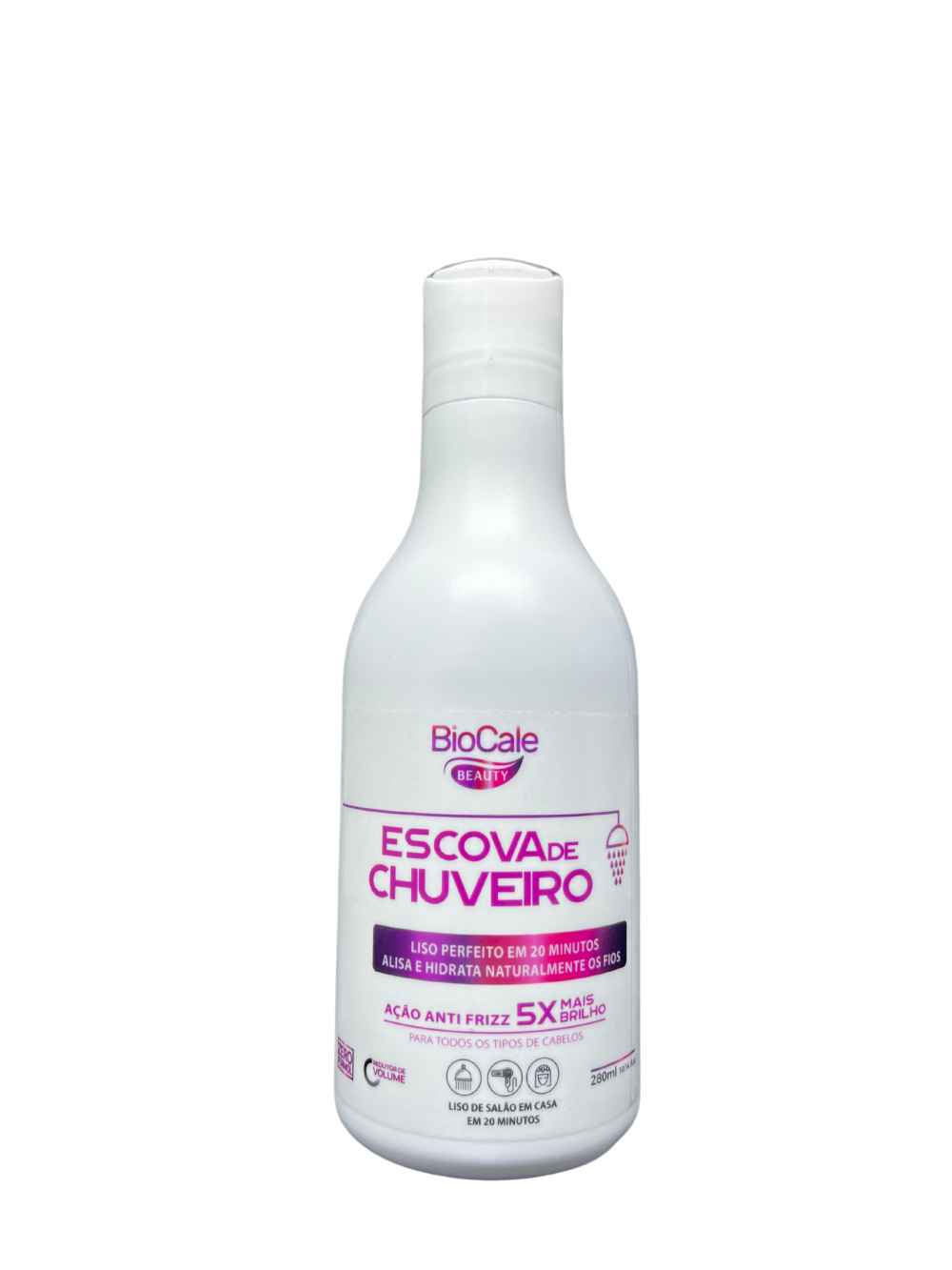 Escova de Chuveiro Anti-Frizz - Cabelos Lisos em minutos - BioCale ...