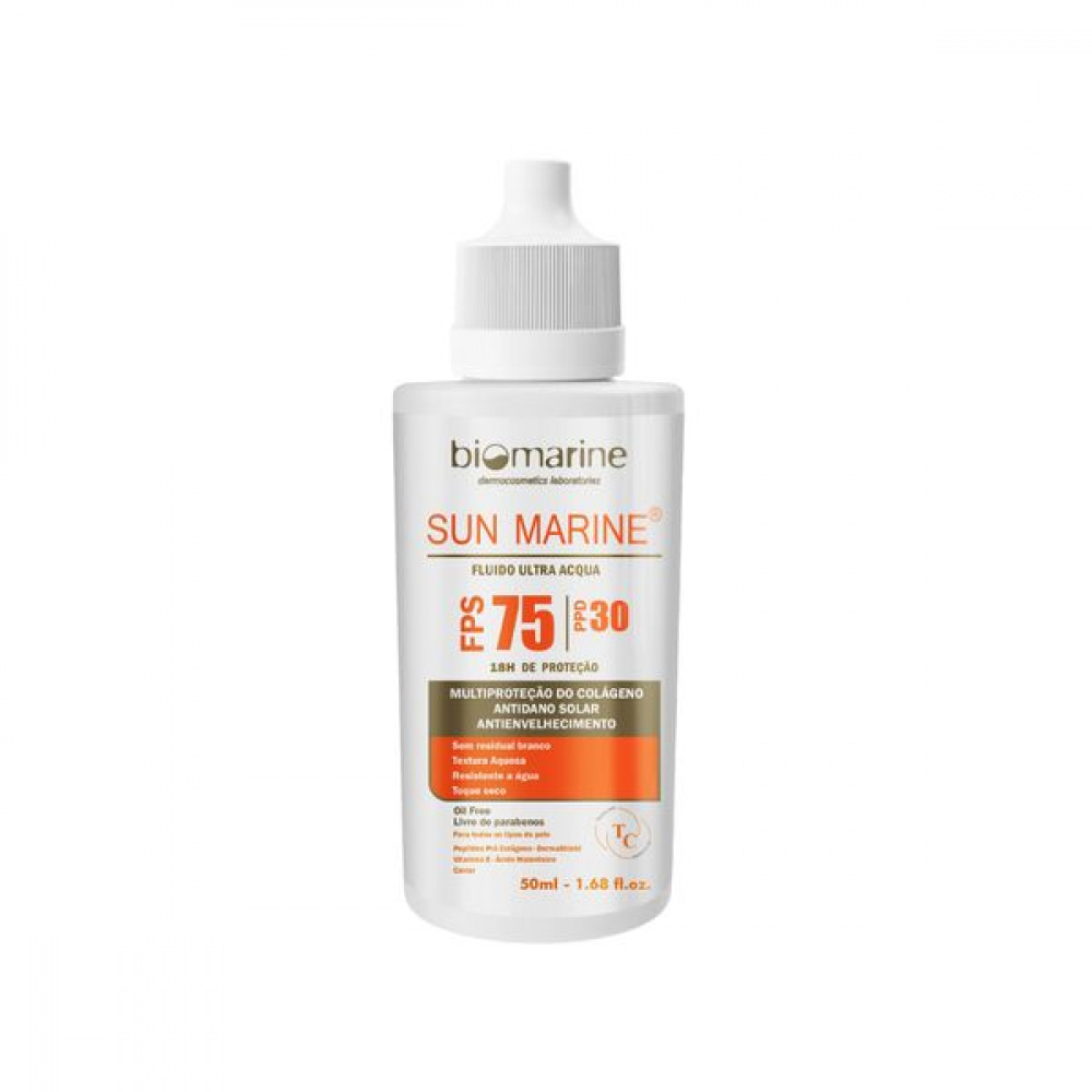 Protetor Solar Sun Marine Fluido Ultra Acqua Fps 75 - Biovita Store