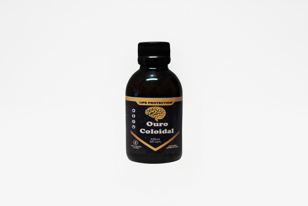 Ouro Coloidal Estruturado 300ppm - 120ml - GOLD LIFE