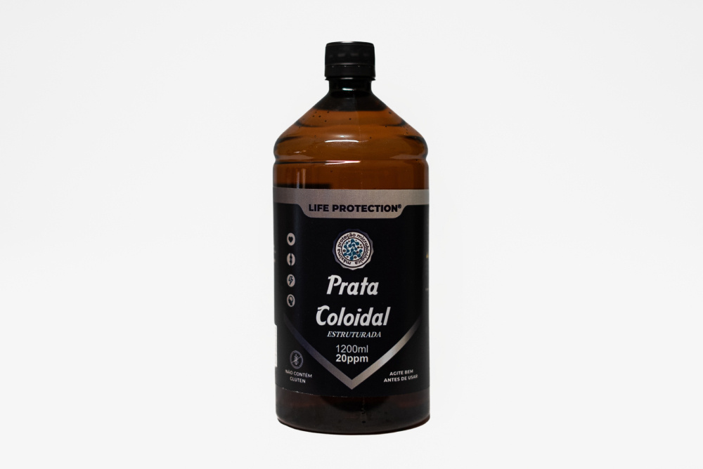 Prata Coloidal Estruturada 20ppm - 1200ml - GOLD LIFE