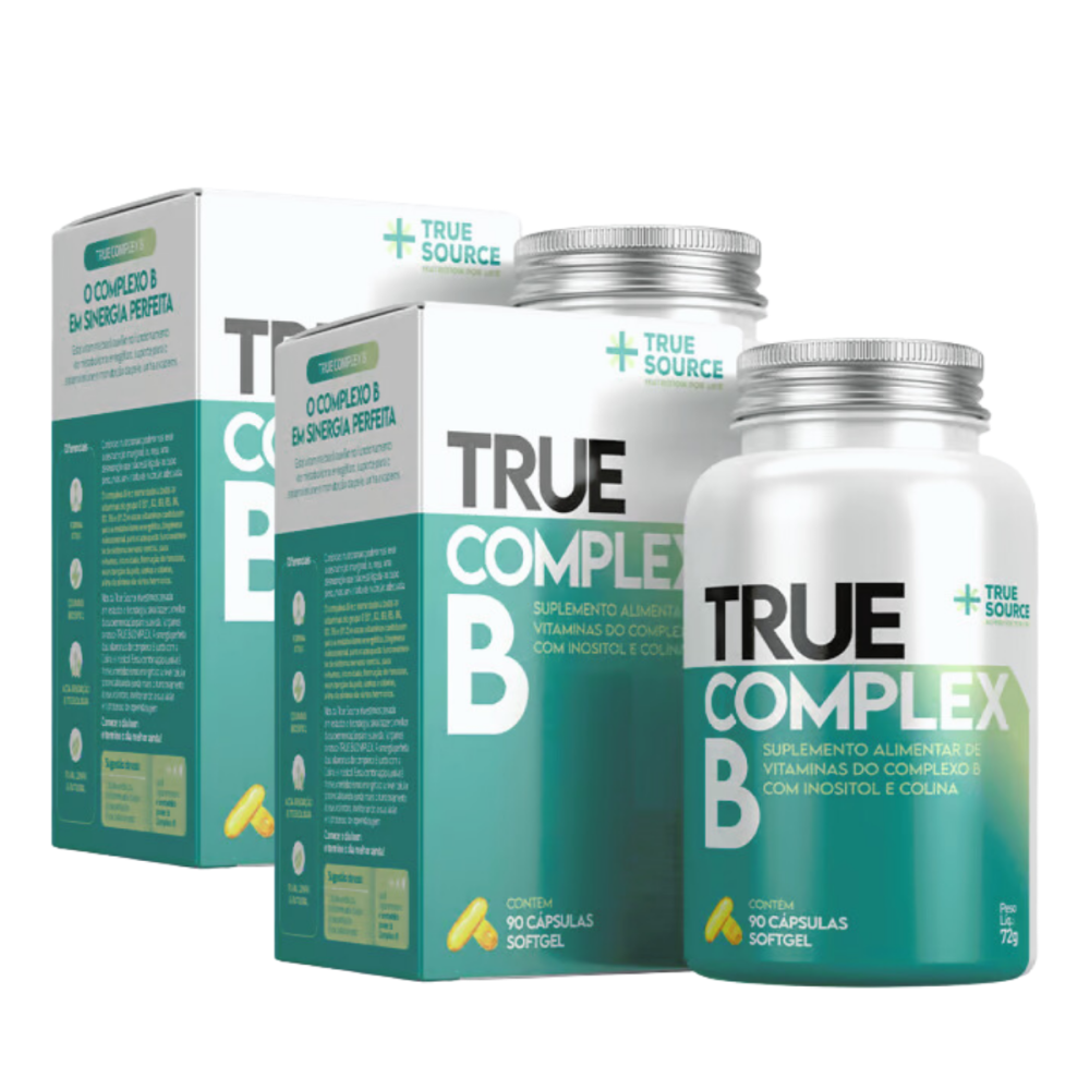 2x True Complex B Colina E Inositol True Source 90 Cápsulas - Loja BMD