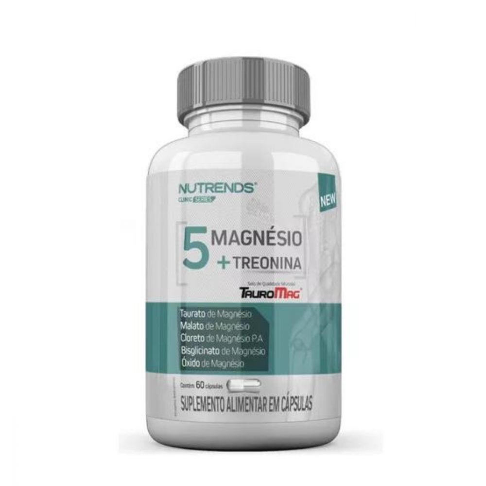 5 Magnésio 330mg 60 Cápsulas Nutrends - Loja BMD