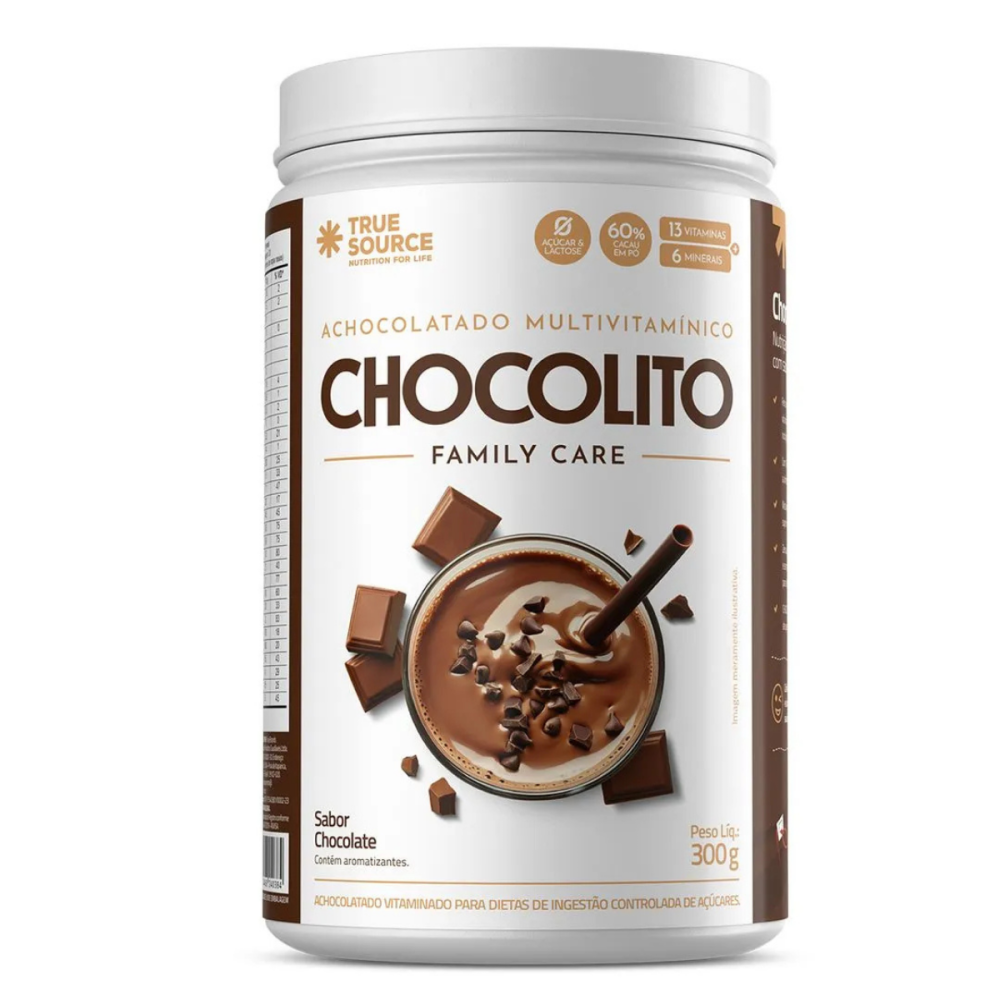 Achocolatado Multivitamínico Chocolito True Source Chocolate 300g ...