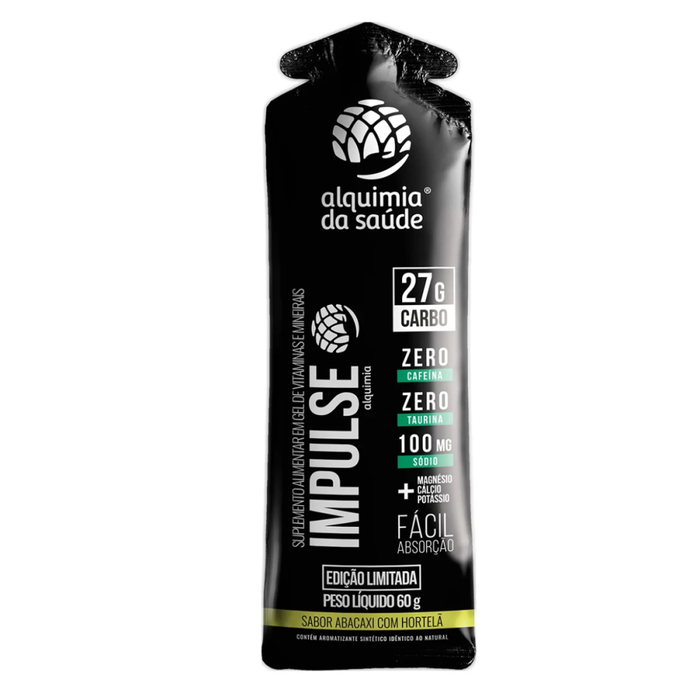 Impulse Box 27g Carbo Alquimia da Saúde Abacaxi Com Hortelã 15 Unidades ...