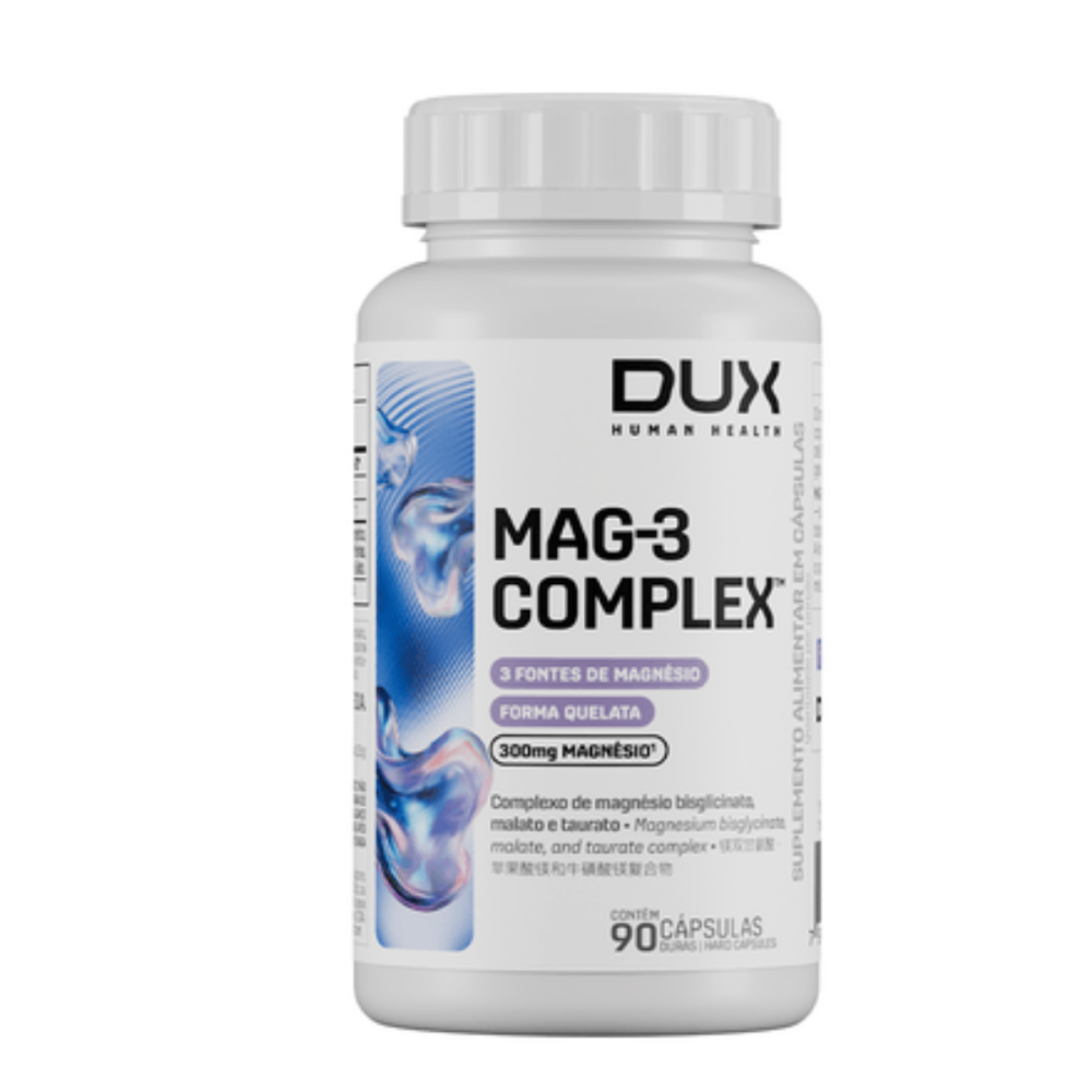 Magnésio MAG-3 Complex 300mg Dux 90 Capsulas - Loja BMD