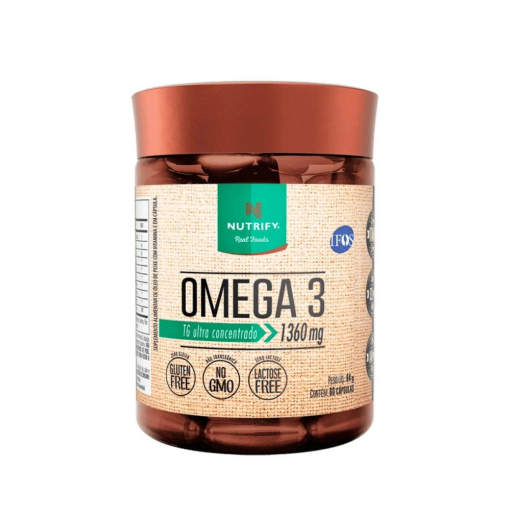 Ômega 3 Ifos Vitamina E Epa 840 E Dha 521 60 caps - Nutrify - Loja BMD