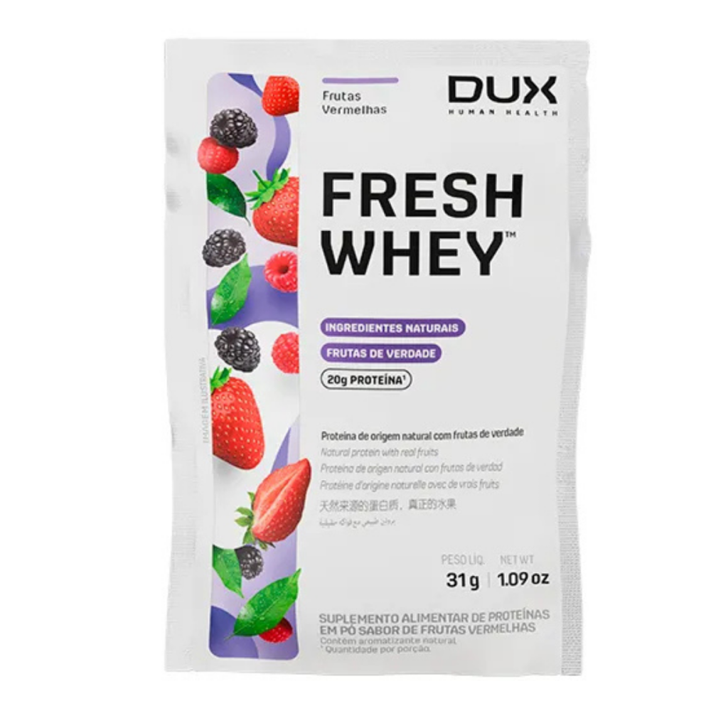 Sache Whey Protein Fresh Dux Frutas Vermelhas 29g - Loja BMD