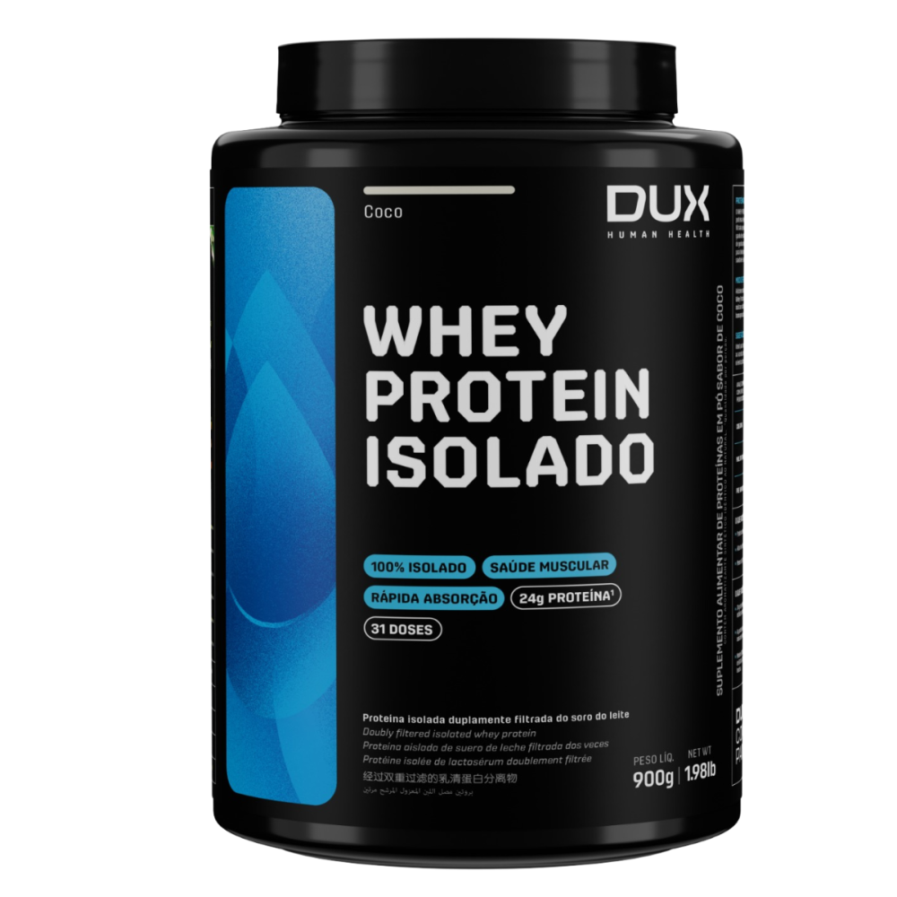 Whey Protein Isolado Dux Coco 900g - Loja BMD