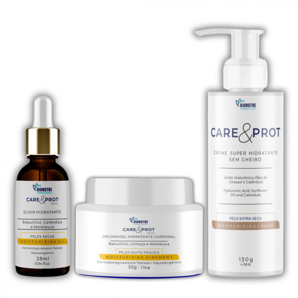 Kit Tônico Capilar 28mL + Organogel Corporal 50g + Creme Super ...